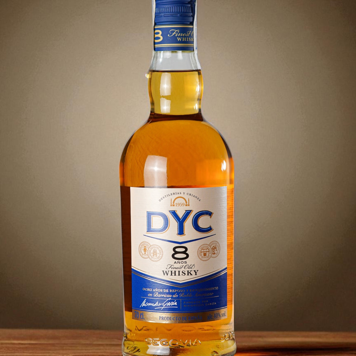 DYC 8 Years – Aged Spanish Whisky | Barcelona – Bodegas La Catedral